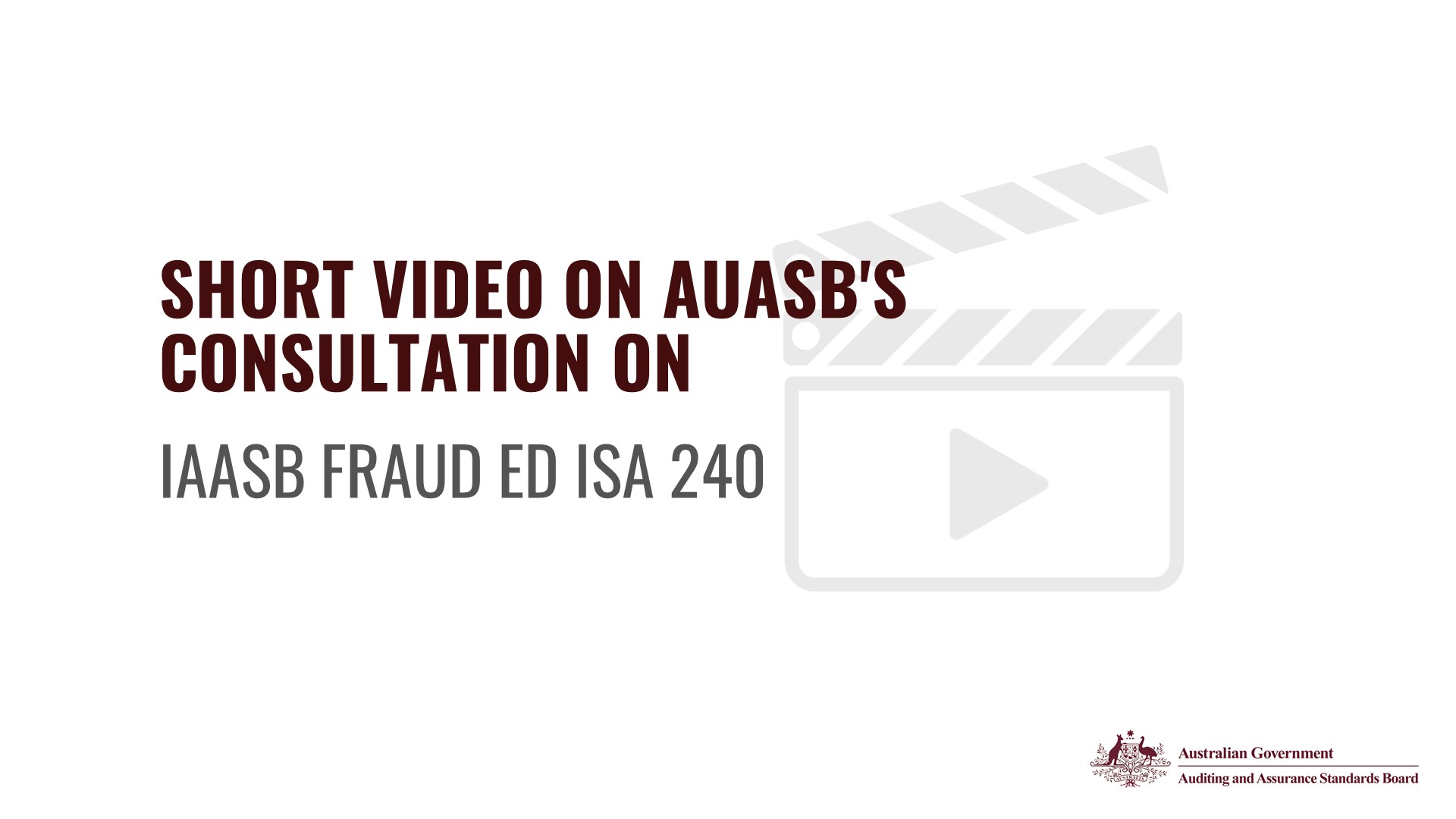 Auditing and Assurance Standards Board